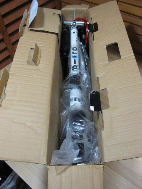 Y 592 品 マイクロスクータージャパン SA0118 m-cro micro WHITE Inter Lock マイクロ ホワイト キック ...