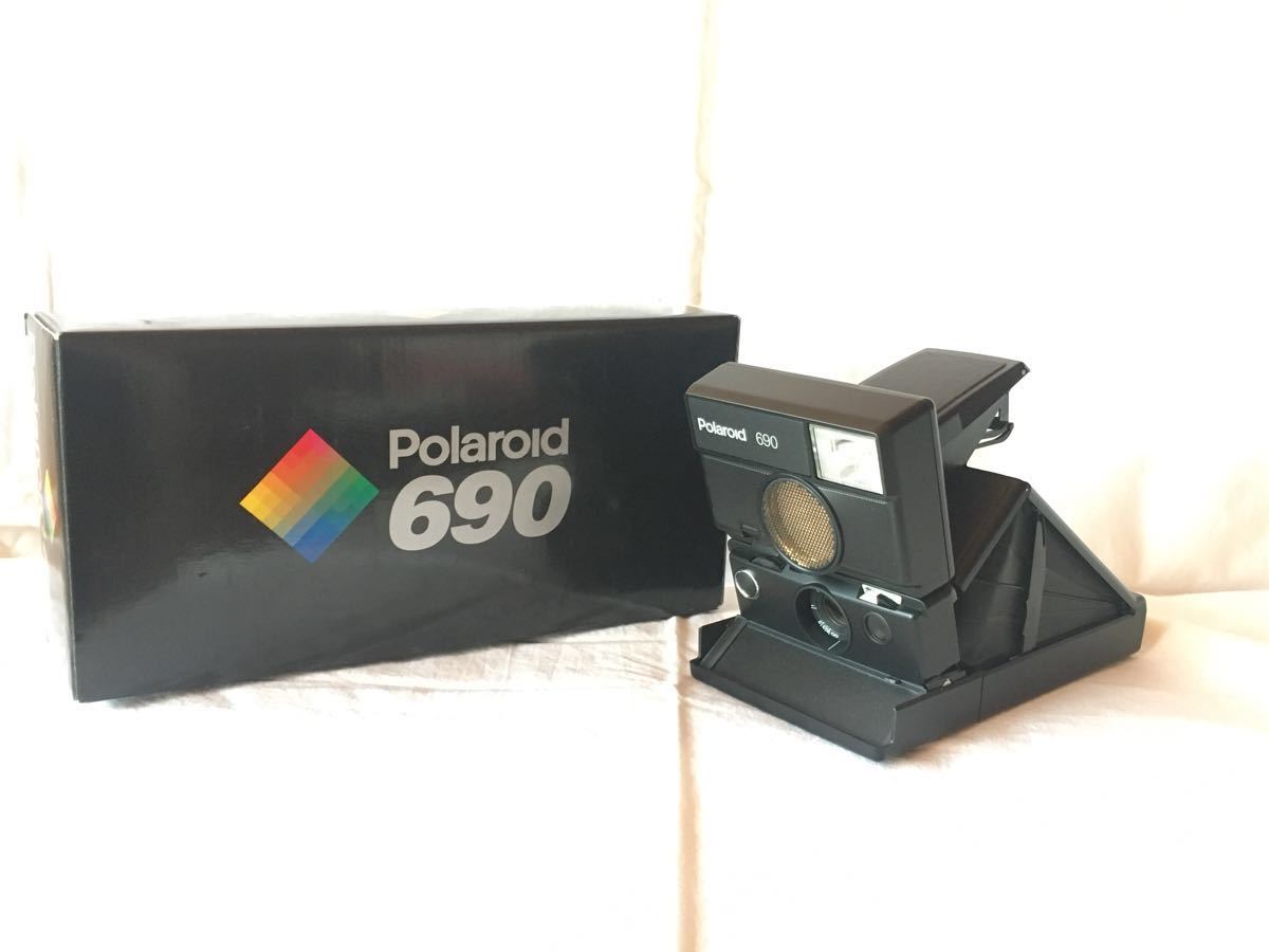 Polaroid ポラロイド 690 SLR Instant Film Camera 箱 取扱説明書 SX-70(インスタント、ポラロイド ...
