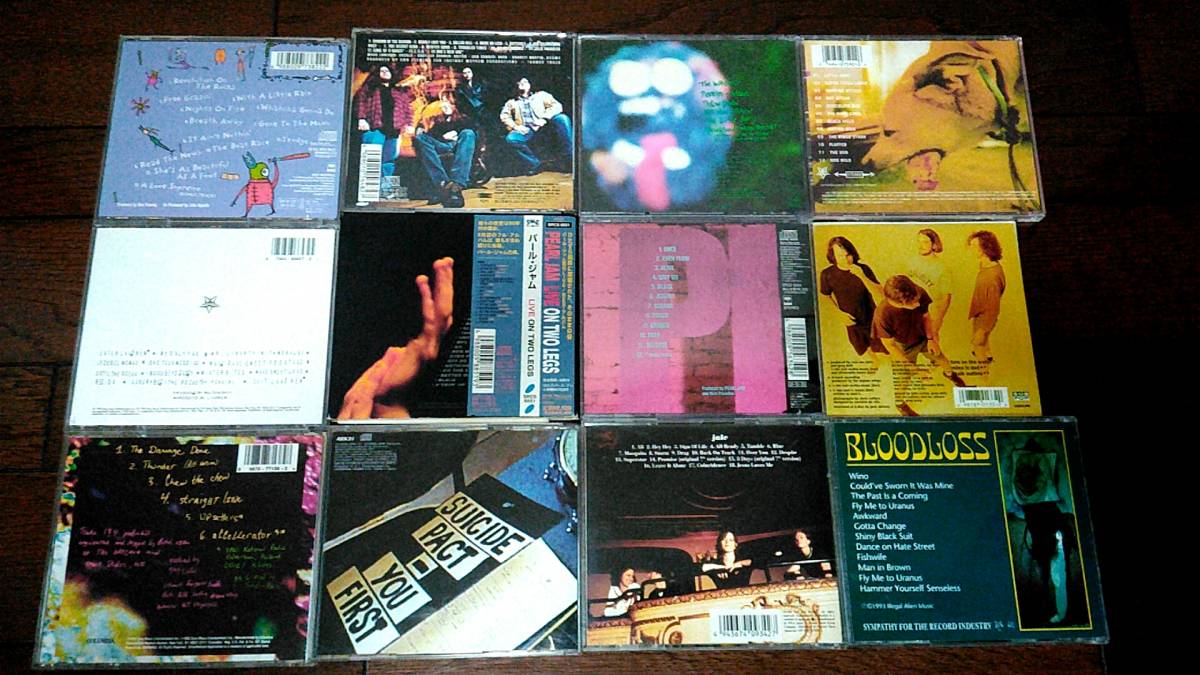 12 sets Lot CDs PEARL JAM GUMBALL DINOSAUR Jr THERAPY AFGHAN WHIGS ...