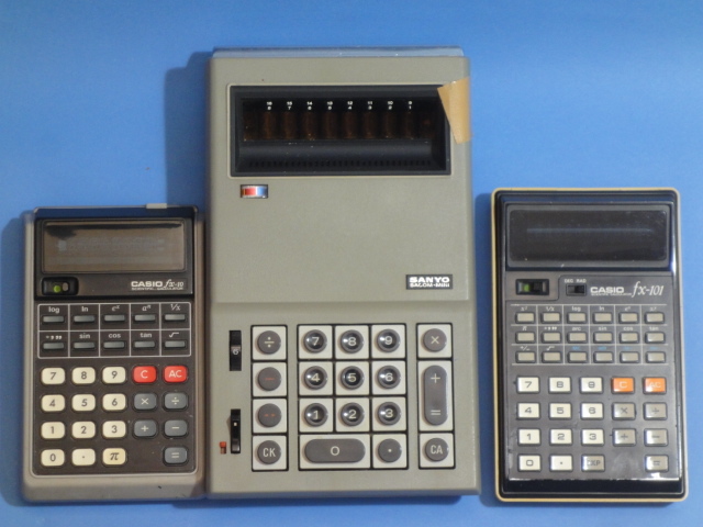ニキシー管電卓 レトロ関数電卓 赤目表示電卓 作動品不動品混合セット casio fx-10 fx-101 fx-350d SANYO BALCOM Canon LE84 等(カシオ)｜売買さ ...