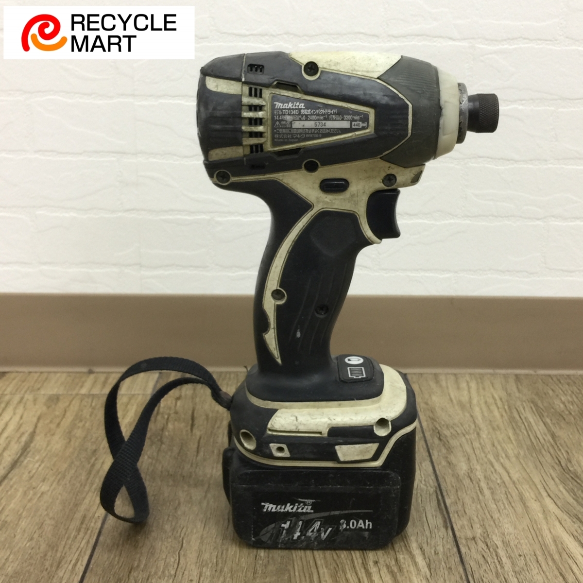 マキタ 14.4V インパクトドライバー TD134D ②(本体)｜売買されたオークション情報、yahooの商品情報をアーカイブ公開 - オークファン（aucfan.com）