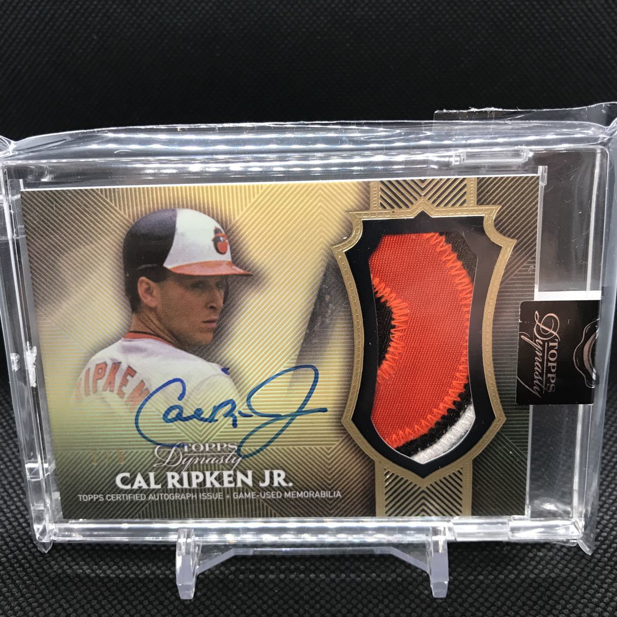 2017 topps dynasty auto patch 直筆 サイン cal ripken カル リプケン /5 オリオールズ(Topps ...
