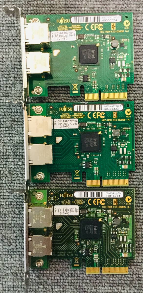 O31-L-27-① FUJITSU D3035-A11 3点セット 現状お渡し品(LANカード)｜売買されたオークション情報、yahooの ...
