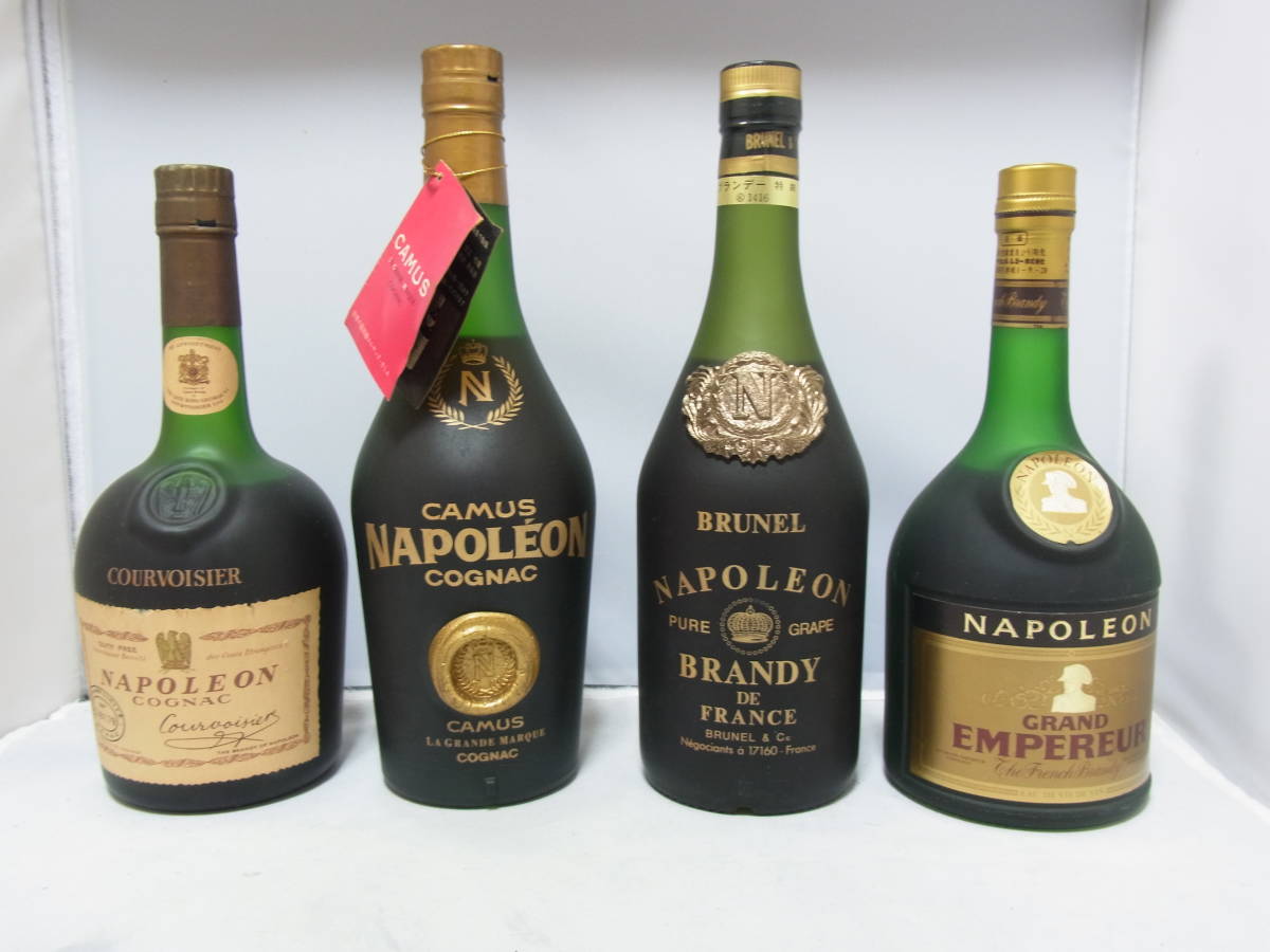 未開栓 古酒 カミュ クルボアジュ ブルネル グランドエンペラー ナポレオン 700ml 4本セット(カミュ)｜売買されたオークション情報、yahooの商品情報をアーカイブ公開 ...