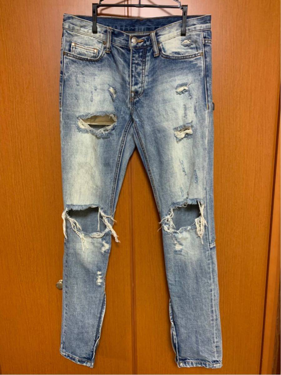 MNML ミニマル M1 DENIM-BLUE サイズ29(W29～)｜売買されたオークション情報、yahooの商品情報をアーカイブ公開 - オークファン（aucfan.com）