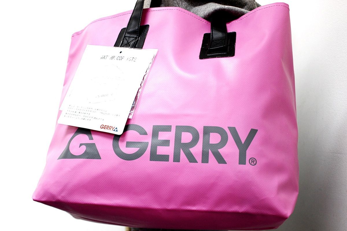 GERRY OUTDOOR ジェリー GERRY 新作 防水 トートバッグ 桃 GE3007-PK 一 六 本物 SALE QWER ...