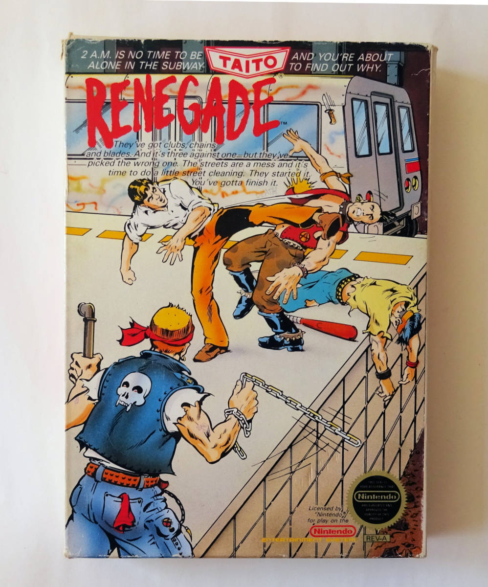 NES RENEGADE 熱血硬派くにおくん TAITO 海外版 ファミコン用ソフト(アクション)｜売買されたオークション情報、yahooの商品情報をアーカイブ公開 - オークファン ...
