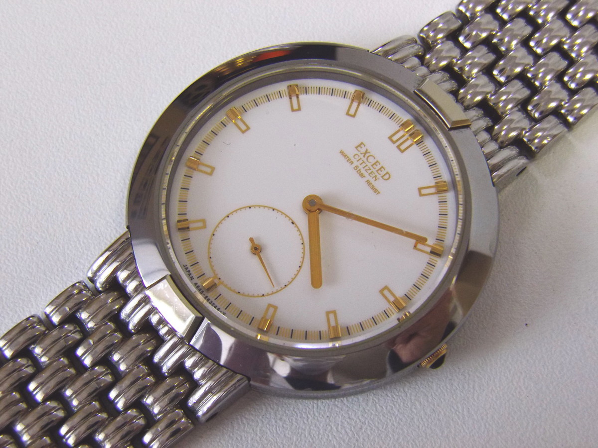D3011-74広82523 CITIZEN EXCEED 4645-E61902 腕時計 シチズン スモセコ(エクシード)｜売買された ...