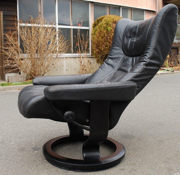 EKORNES / エコーネス レザーリクライニングチェア 一人掛けチェア 一人用椅子 北欧 J01255Z(1人用)｜売買されたオークション情報、yahooの商品情報をアーカイブ公開 ...