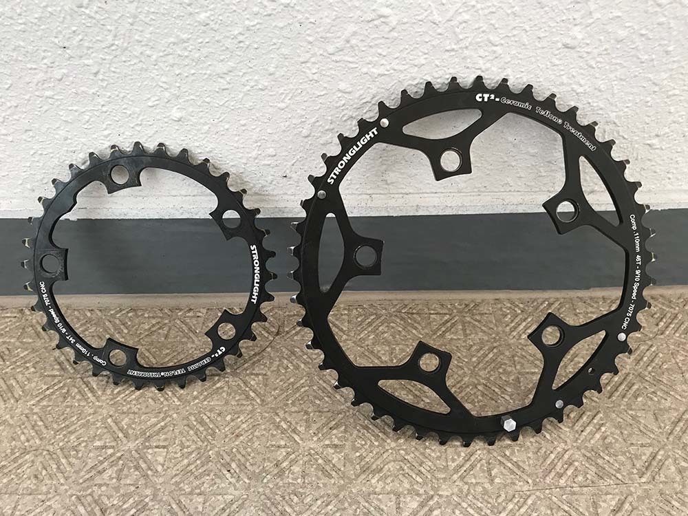 STRONGLIGHT CT2 シマノ用 110mm 46T/34T 9/10速(チェーンリング)｜売買されたオークション情報、yahooの商品情報をアーカイブ公開 - オークファン ...