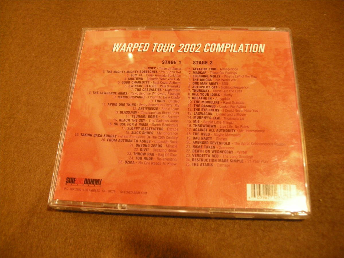 ② 輸入盤CD Warped Tour 2002 Compilation VANSワープドツアー 2枚組(オムニバス)｜売買されたオークション ...