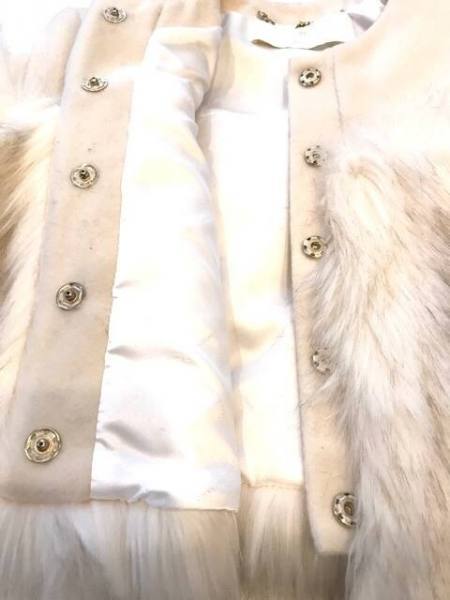 エリザベッタフランキ ELISABETTA FRANCHI ジャケット サイズ40 M アイボリー レディース ファー(その他)｜売買された ...