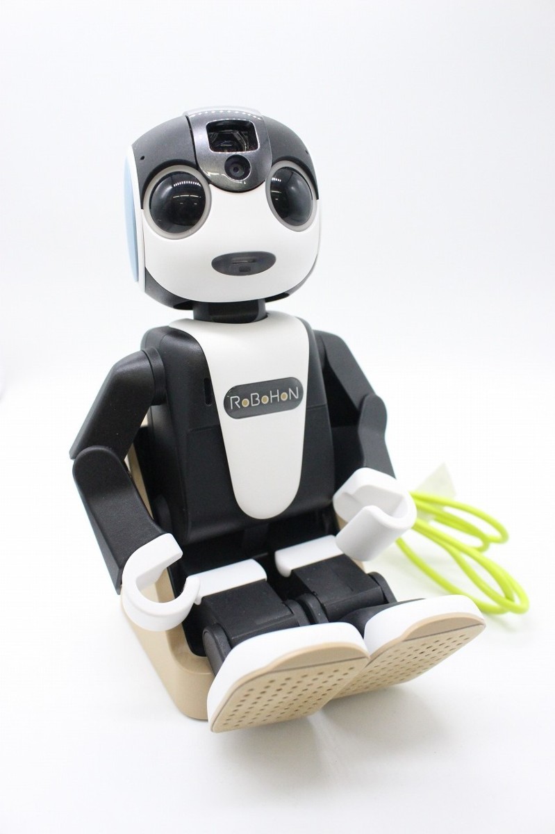 YSD04059 SHARP シャープ モバイル型ロボット電話 Wi-Fi専用モデル RoBoHoN ロボホン SR02MW 卓上ホルダー 電源コード付き(携帯電話、スマートフォン)｜売買され ...