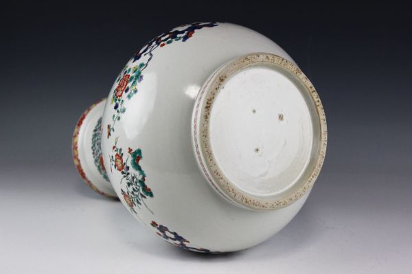 江戸期本歌 六代柿右衛門作 色絵獅子図 花瓶 特大36㎝ 置物 大作品 九州美術館展示品 保証 P122r(柿右衛門様式)｜売買された ...