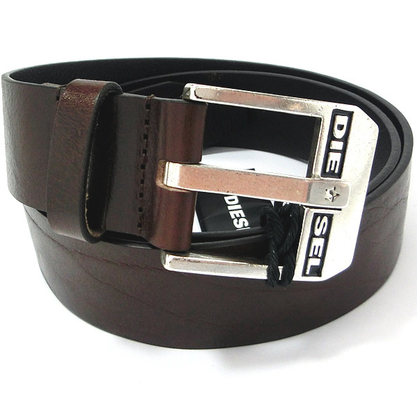 DIESEL ディーゼル レザーベルト X03728 PR227 H5900 ダークブラウン ウエスト85cm アウトレット-B6(その他)｜売買されたオークション情報、yahooの商品情報を ...