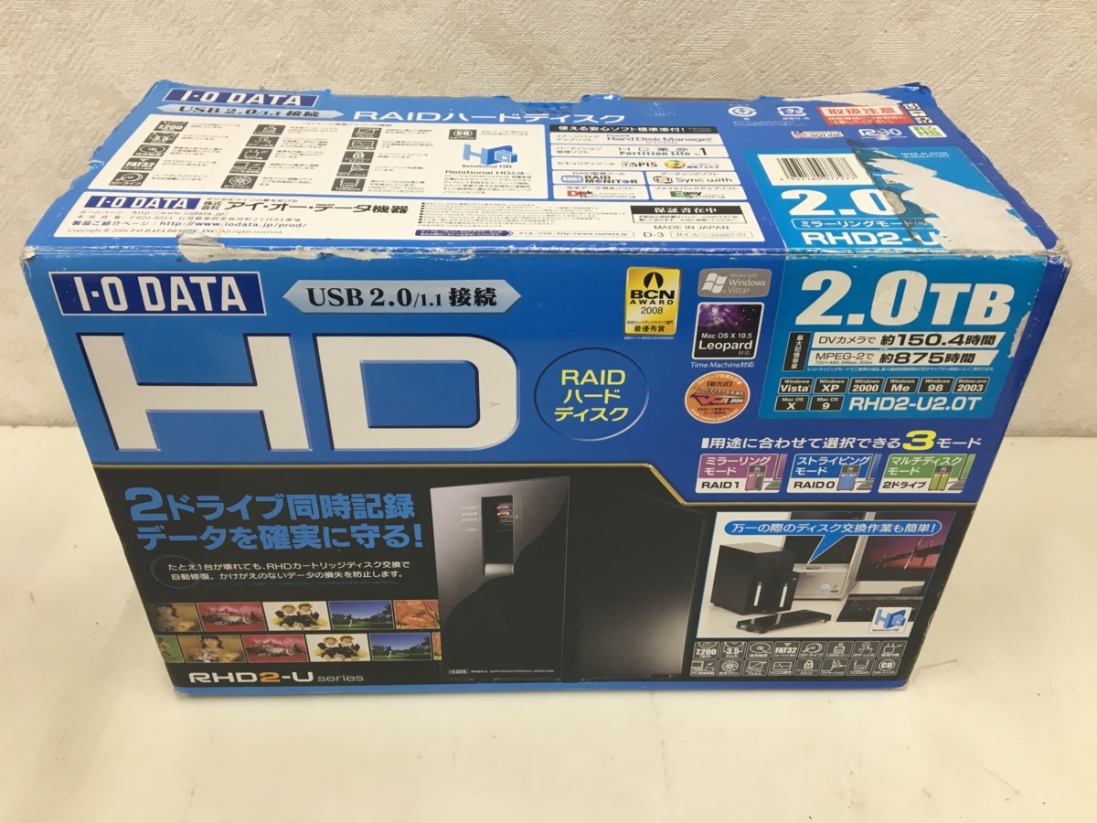 I O DATA ミラーリング対応2ドライブモデル RHD2-Uシリーズ RHD2-U2.0T HDDなし(NAS)｜売買されたオークション ...