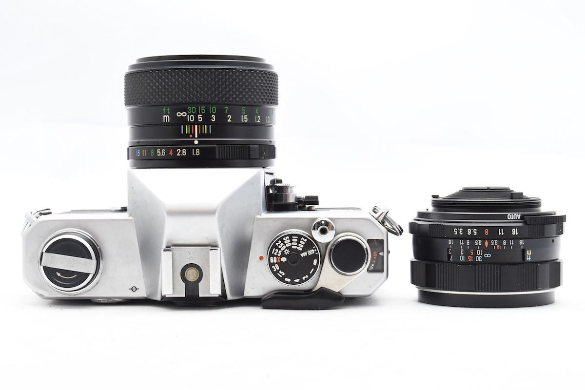 FUJICA フジカ ST801 + EBC FUJINON 55mm F1.8 + Super-Multi-Coated TAKUMAR ...