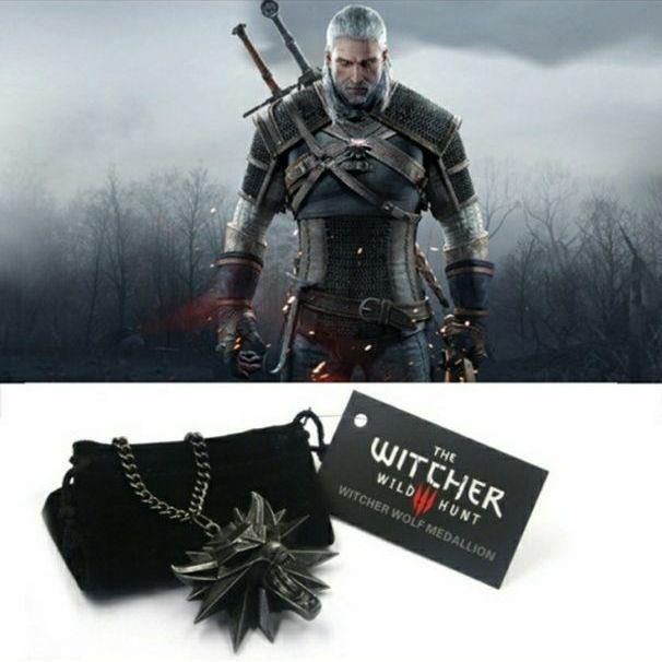 ウィッチャー3 witcher3 ワイルドハント メダリオン ネックレス 狼流派 The Witcher 3 Wild Hunt レア ps4 ...