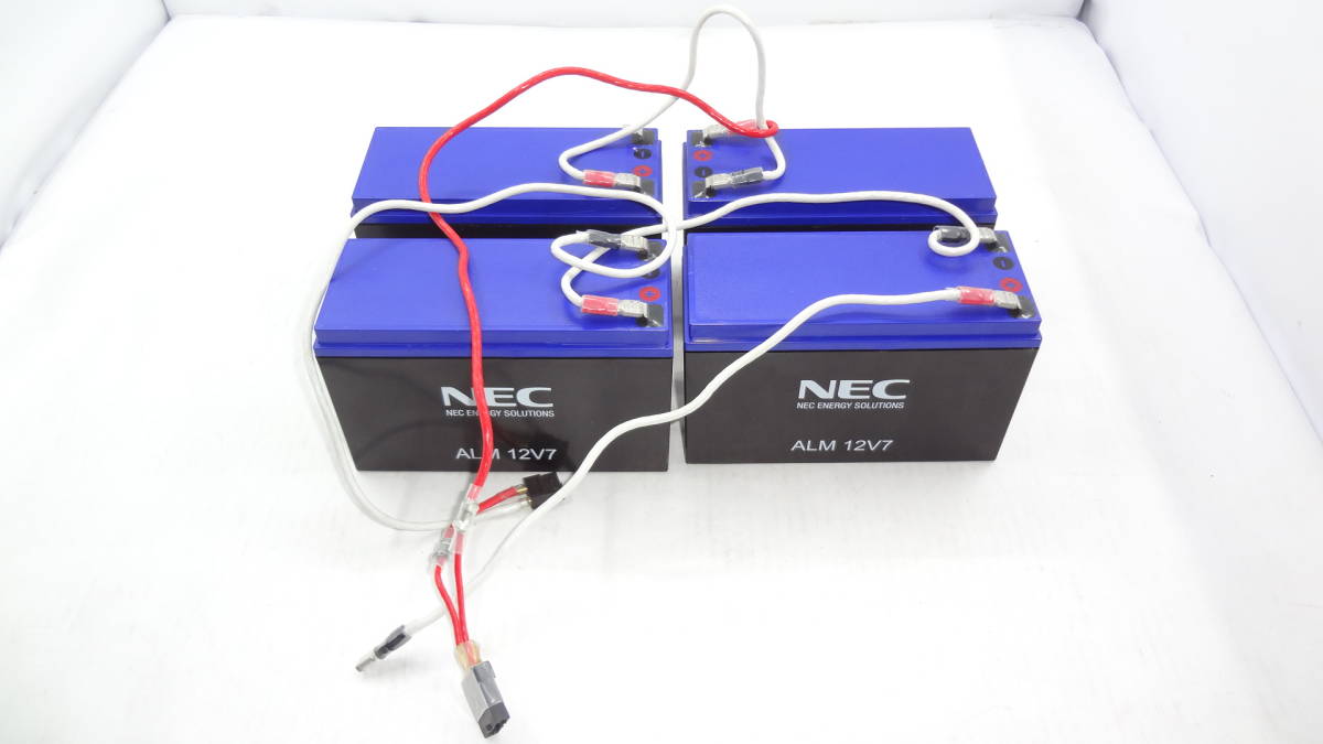 1円 NEC Energy Solutions ALM-12V7s HP リチウムイオンバッテリーモジュール 4個セット 品 SNH270 ...