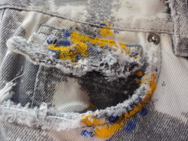 Com Piacere COUTURE バスキア模写ペイントジーンズ(W31～)｜売買されたオークション情報、yahooの商品情報をアーカイブ ...