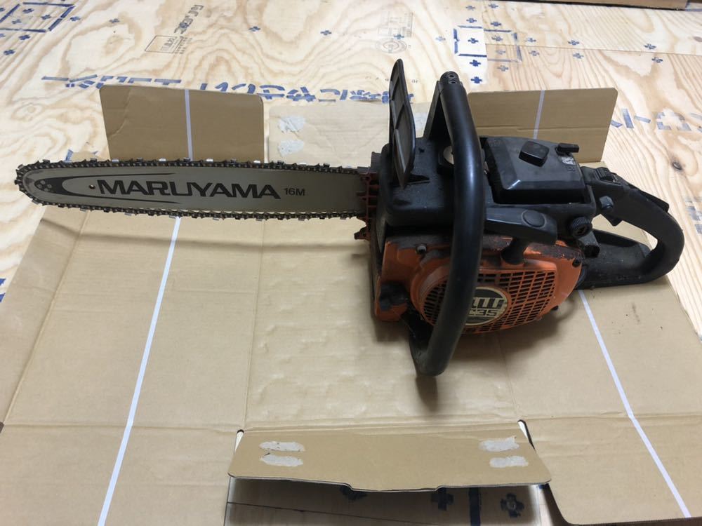 丸山 MC35 エンジンチェーンソー エンジンチェンソー ジャンク MARUYAMA(チェーンソー)｜売買されたオークション情報、yahooの ...