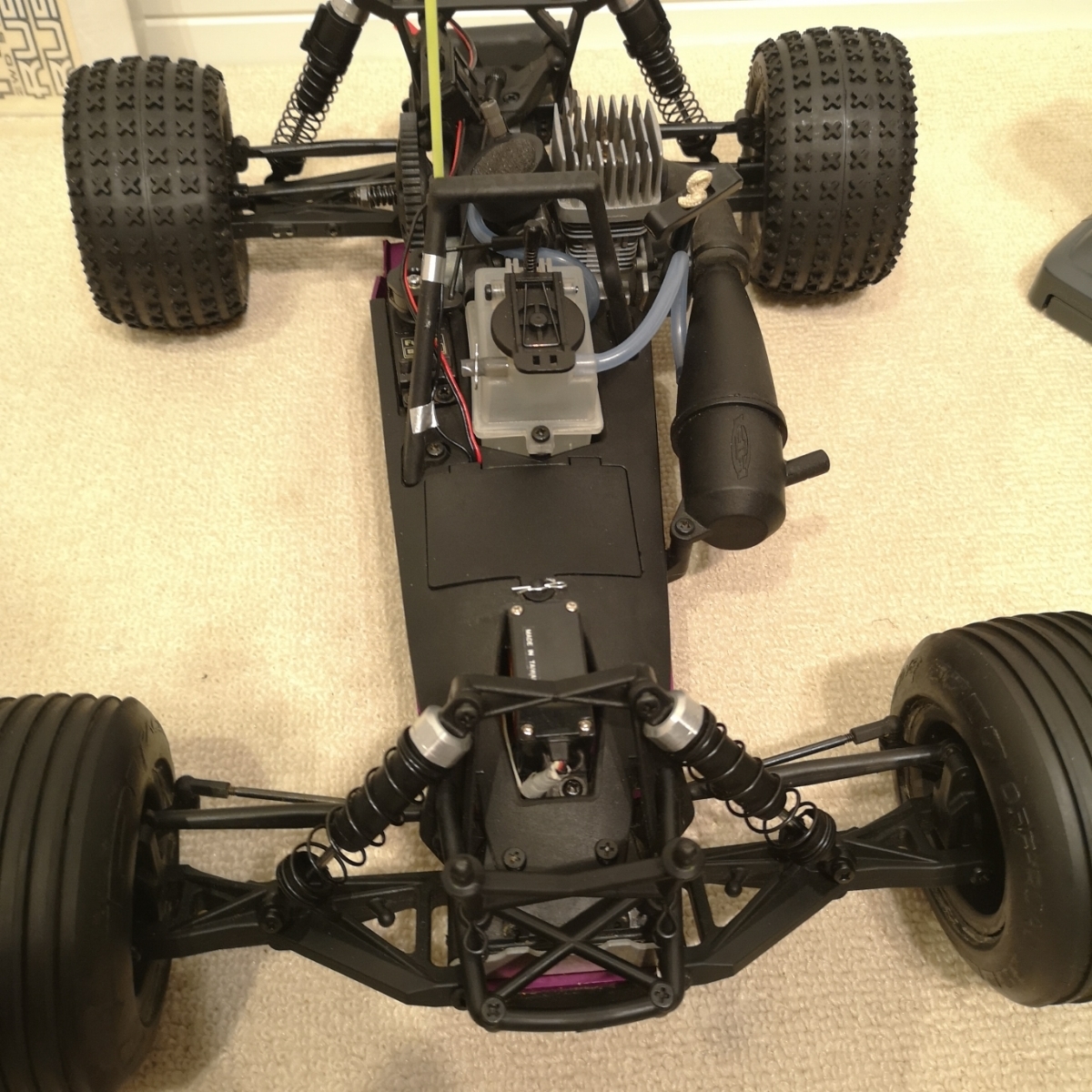 HPI Nitro RUSH スタジアムトラック バギー エンジンカー エンジン メカ み 走行少なめ 本箱発送 京商 タミヤ エンジンバギー ...