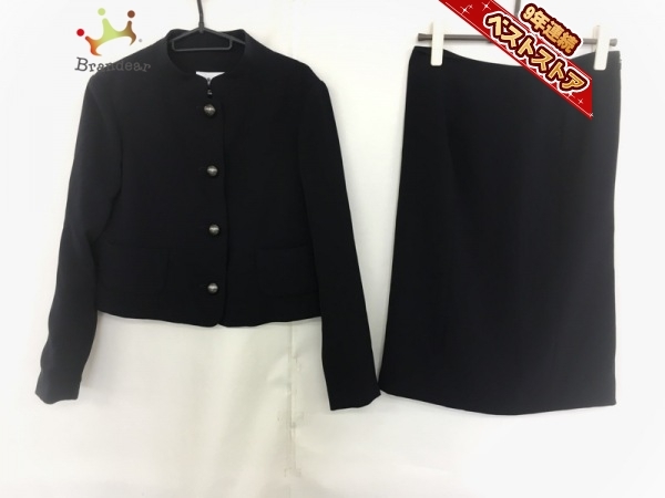 49アベニュージュンコシマダ 49av.Junko Shimada スカートスーツ サイズ40 M ダークネイビー レディース レディース ...