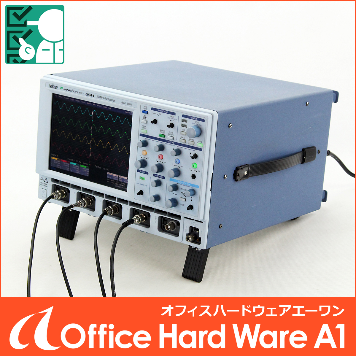 #I / LeCroy レクロイ / デジタルオシロスコープ WaveRunner 6030-I / 波形表示OK 350MHz 1GS/s ...