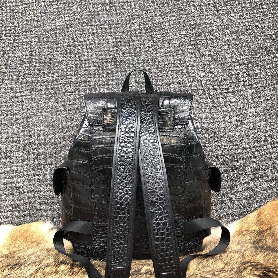 天然ワニ革 リュックサック 本物保証 クロコダイル ビジネス バックパック 専用箱 本革鞄 レザーバッグ 手提げ ハンドメイド男女兼用M4500(リュックサック、デイパック)｜売買された ...