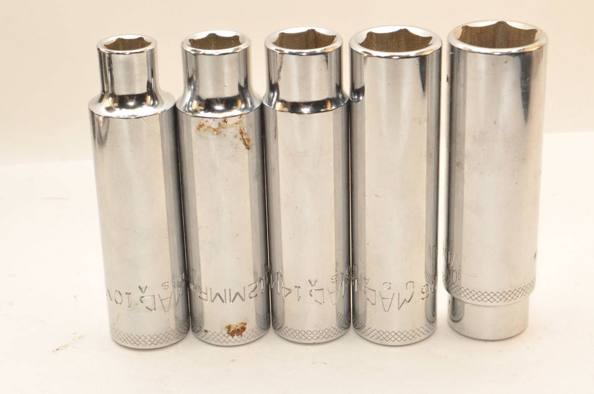 マックツール MAC Tools 1/2"ロングソケットレンチ VD6 5本セット10mm 18mm ディープソケットレンチ スナップオン Snap-on(ソケットレンチ)｜売買された ...