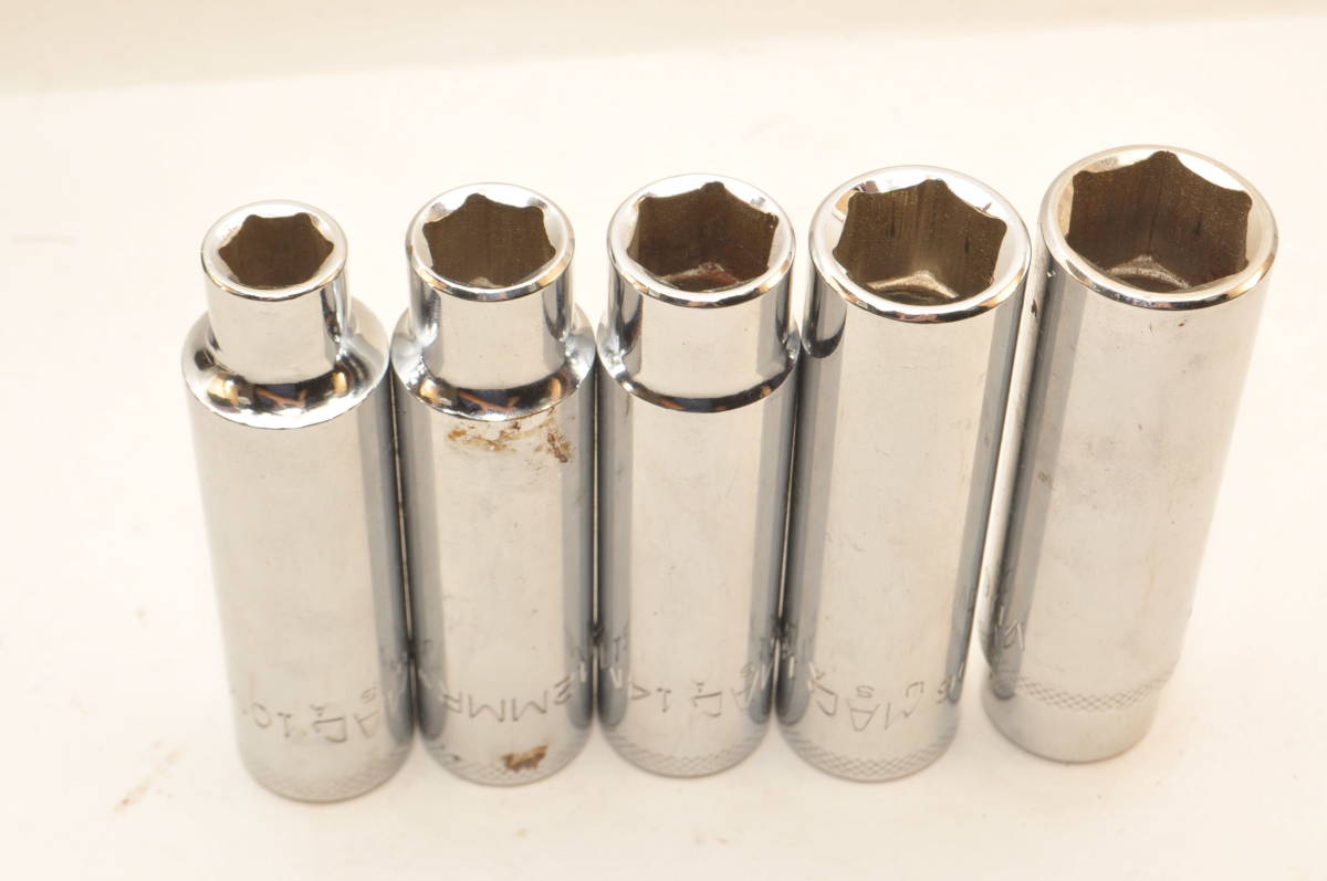 マックツール MAC Tools 1/2"ロングソケットレンチ VD6 5本セット10mm 18mm ディープソケットレンチ スナップオン Snap-on(ソケットレンチ)｜売買された ...