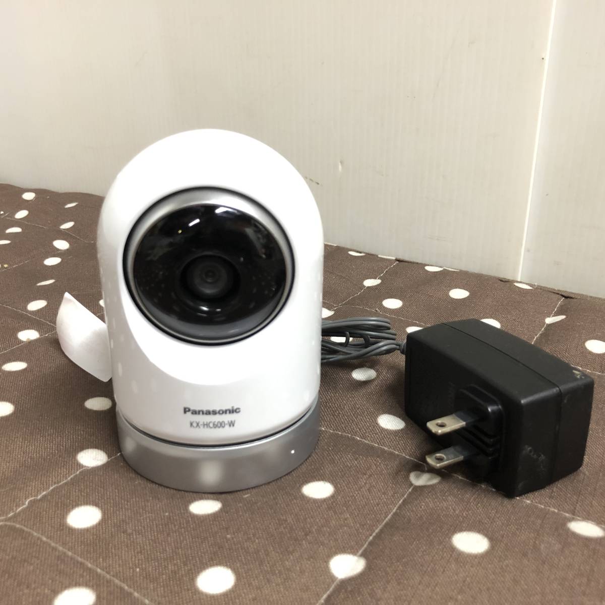 ジャンク Panasonic パナソニック ペット カメラ 屋内スイングカメラ KX-HC600-W カメラのみ 通電確認済み(防犯カメラ ...