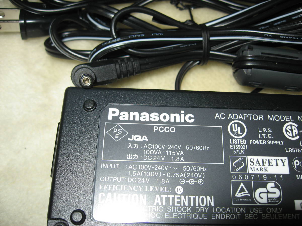 品 パナソニック PFAP1016 ACアダプター AC100 AC240V DC24V 1.8A 電源 KP-PX20 LEDテープライト24V電源流用など Panasonic(変圧器 ...