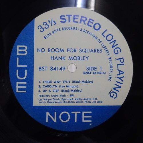 11003763; US盤/BLUE NOTE/VAN刻印 HANK MOBLEY / NO ROOM FOR SQUARES(ジャズ一般 ...