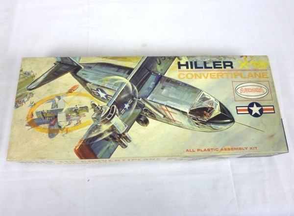 100円スタート 激レア オーロラ HILLER X18 CONVERTIPLANE プラモデル No.146 未組立品(アメリカ)｜売買され ...