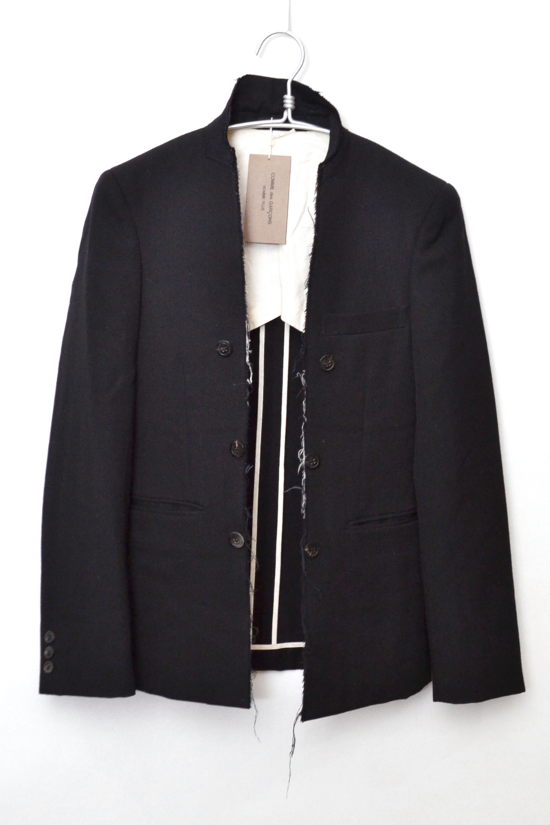コムデギャルソンオムプリュス COMME des GARCONS HOMME PLUS AD2015 16SS/ウールカットオフジャケット ...