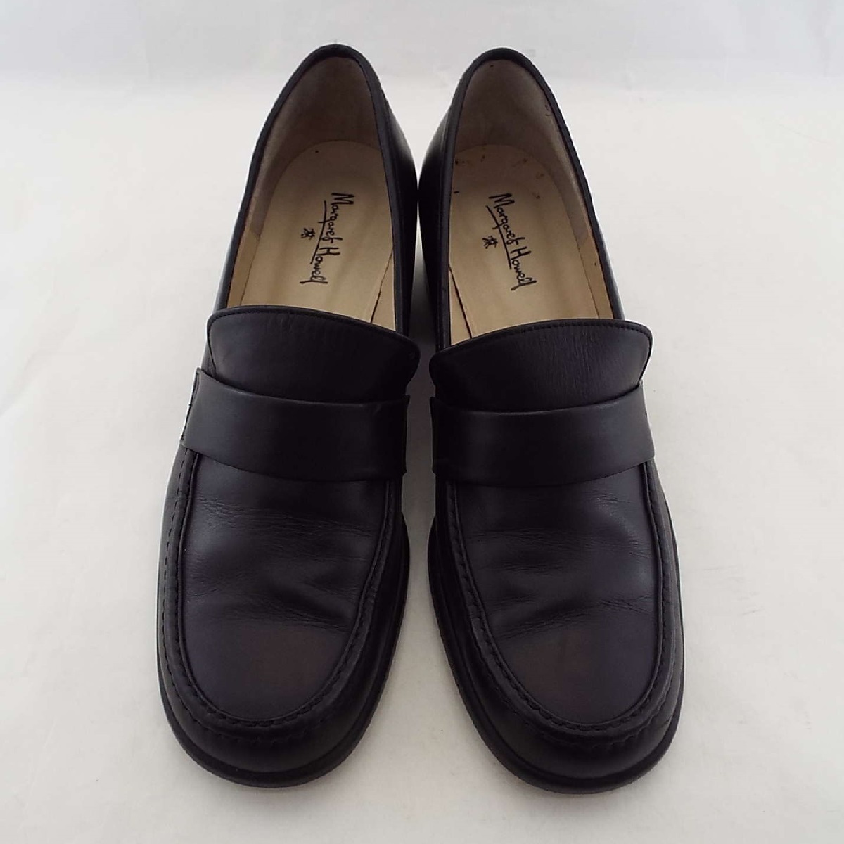 O754〇MARGARET HOWELL マーガレット ハウエル レザー ローファー 23.5cm(その他)｜売買されたオークション情報、yahooの商品情報をアーカイブ公開 - オークファン ...