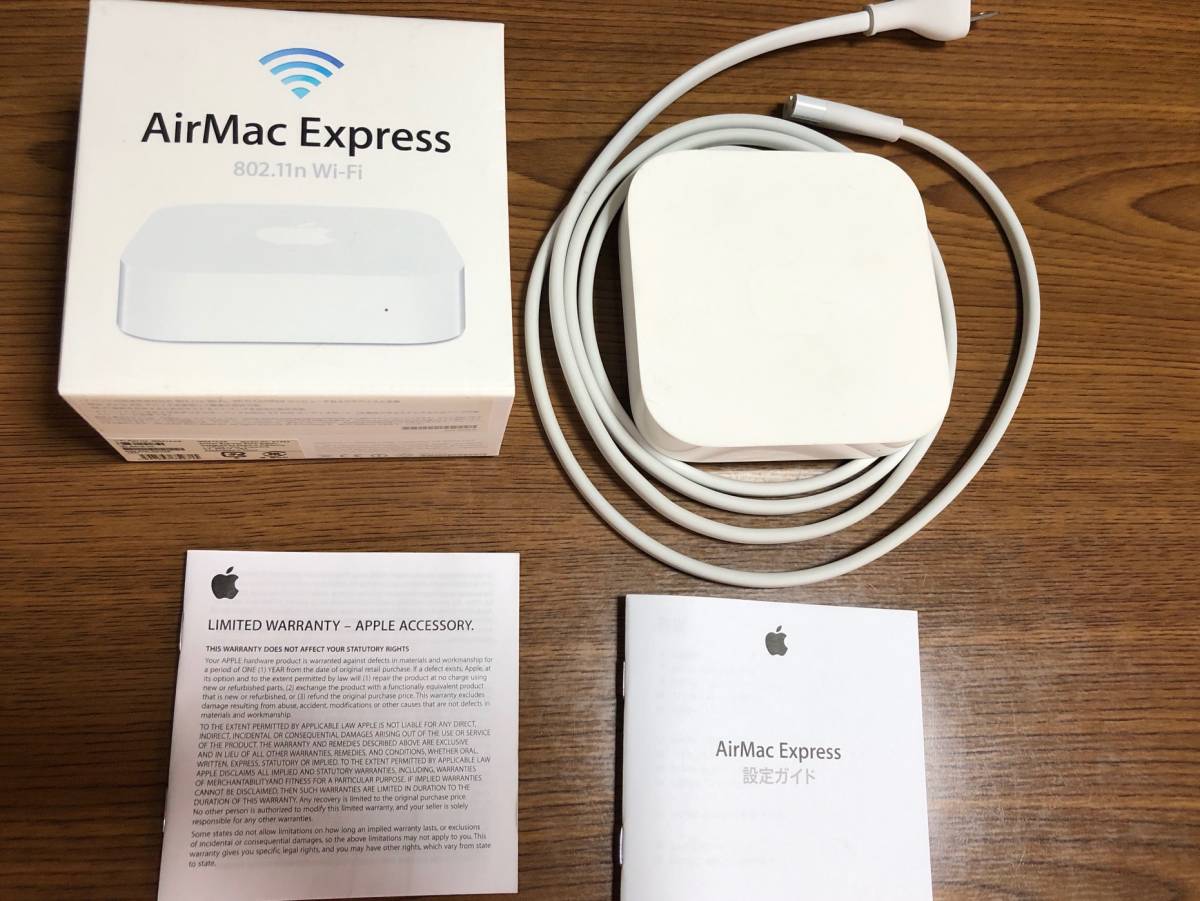 Apple AirMac Express ベースステーション MC414J 無線LAN 802.11n Wi-Fi(無線LAN)｜売買されたオークション情報、yahooの商品情報をアーカイブ ...