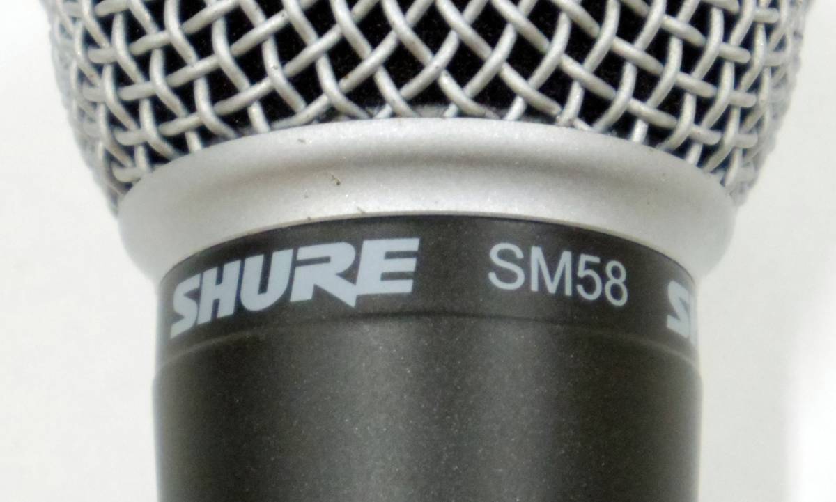 1005187Q ダイナミックマイク SHURE SM58/Mic Clip/Zipper Pouch(ダイナミック型)｜売買された ...