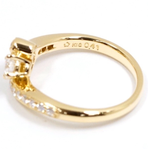 星の砂 ダイヤモンド 0.41ct K18 リング(イエローゴールド台)｜売買されたオークション情報、yahooの商品情報をアーカイブ公開 - オークファン（aucfan.com）