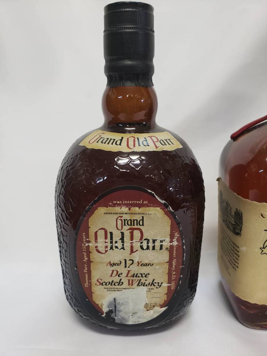 1325 4本セット Old Parr 12年 Maker's Mark Ballantine's Gold Seal Otard vV.S ...