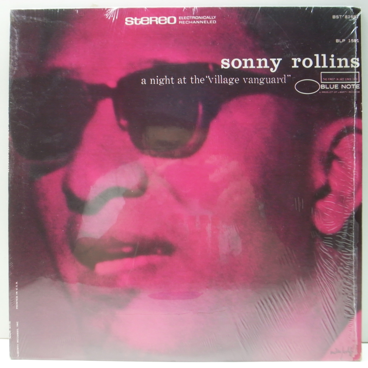 Lp US盤 SONNY ROLLINS A Night At The Village Vanguard Blue Note BST-81581 米 '73年プレス ヴィレッジ ヴァンガードの ...