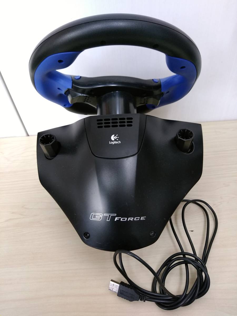 PS2 Logitech ロジテック GT Force ハンドル型コントローラー E-UD4(アクセサリ、周辺機器)｜売買されたオークション情報、yahooの商品情報をアーカイブ公開 ...