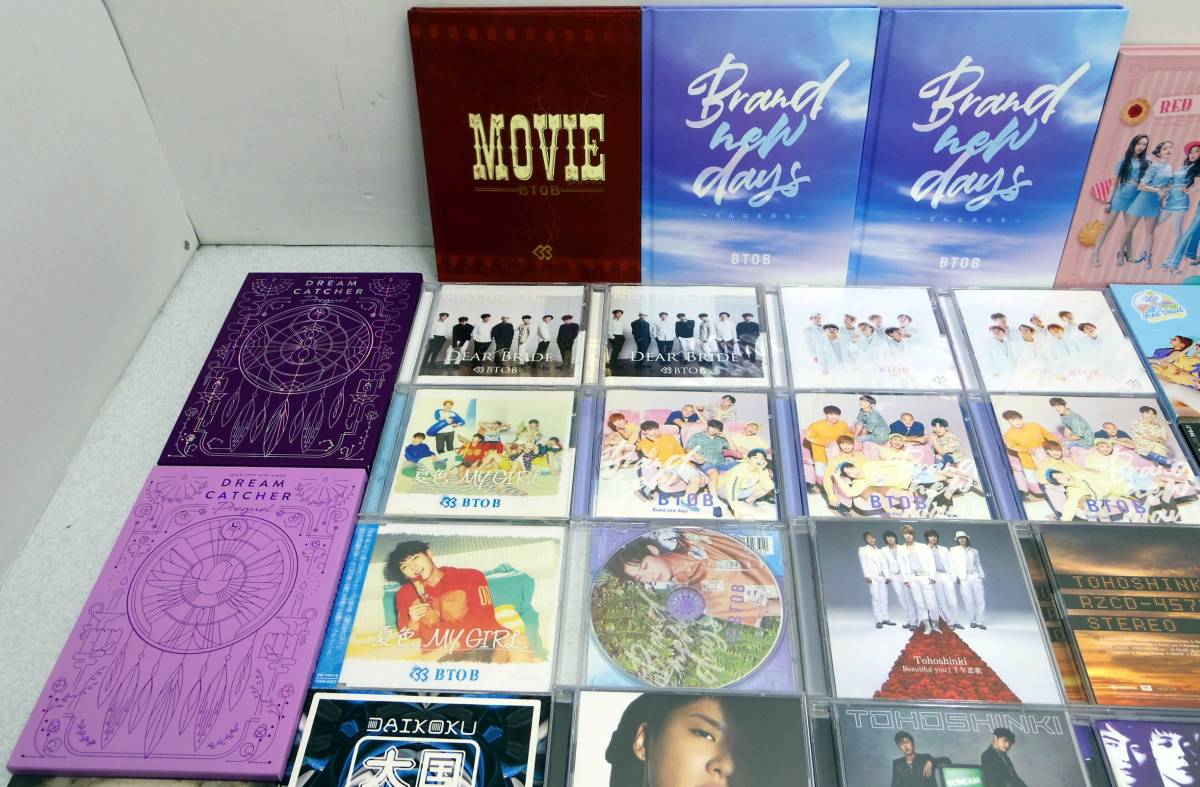 0175326Q ジャンク K-POP 韓国 CD/DVD いろいろセット 東方神起/BTS/IZ ONE/BTOB/EXO/WANNA-ONE/UP10TION/PENTAGON ...