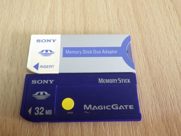 SONY ソニー MEMORYSTICK メモリースティック MAGICGATE 32MB/MEMORYSTICKDUO 16MB 合計48MB(64MB以下)｜売買されたオークション情報 ...