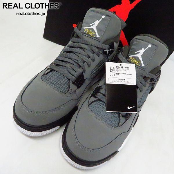 NIKE/ナイキ AIR JORDAN 4 RETRO/エアジョーダン 4 レトロ COOL GREY/クール グレイ 308497-007/30 /080(30.0cm以上)｜売買された ...