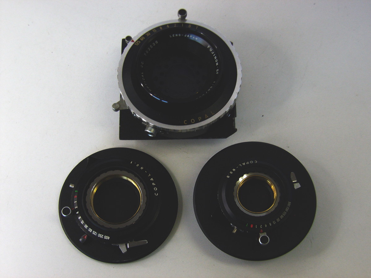 0T0111-52久14253 FUJINON SF 1:5.6/250 COPAL-No.0 COPAL-No.1 シャッター＆レンズ付き ...