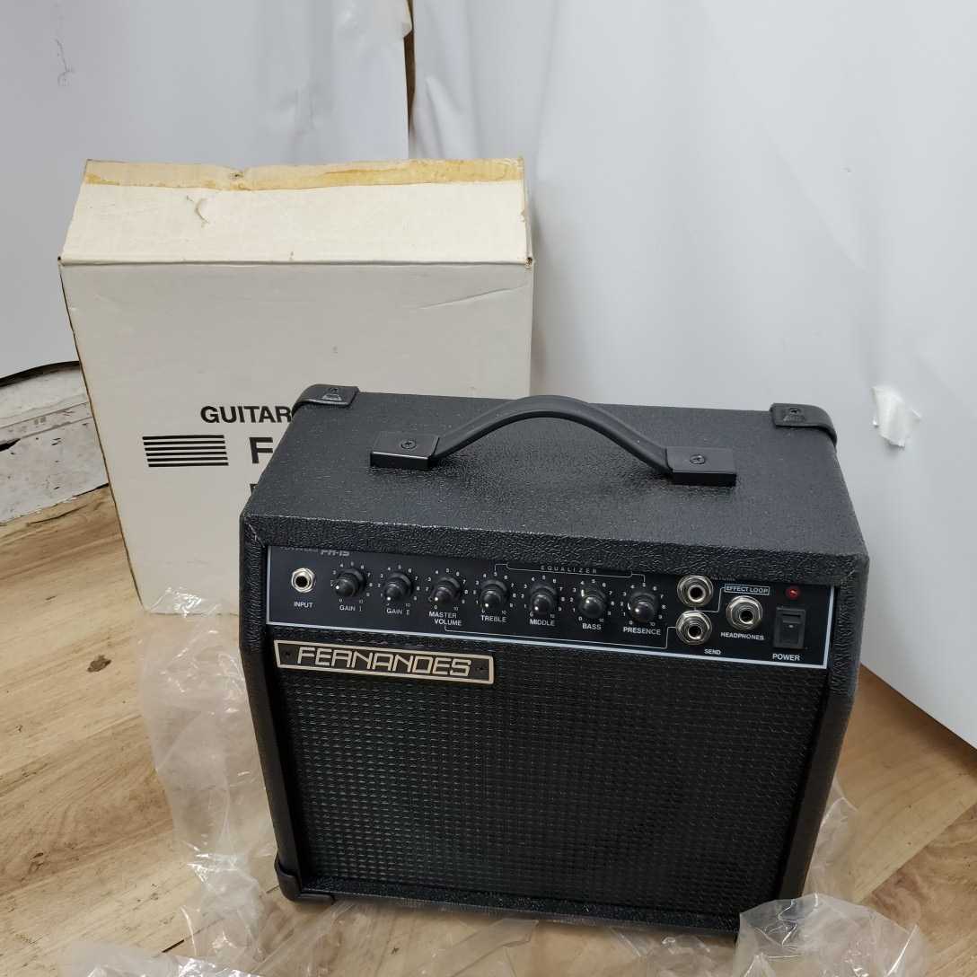 #10/D/ 1円スタート 通電確認済み FERNANDES フェルナンデス GUITAR AMPLIFIER FA-15 ギターアンプ ...