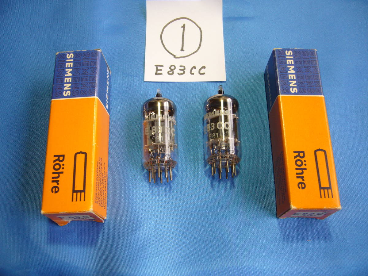 ① SIEMENS シーメンス E83CC / ECC83 高信頼管 2本 に近い 同一ロッド 981(真空管)｜売買されたオークション情報、yahooの商品情報をアーカイブ公開 ...
