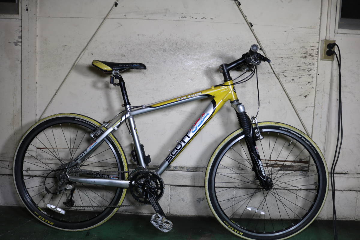 上位良品 SCOTT USA RACIGN TEAM PRO仕様 アルミ 27速 26インチ440mm MTB(Mサイズ)｜売買されたオークション情報、yahooの商品情報をアーカイブ公開 ...